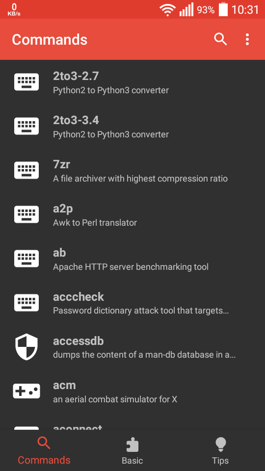 برنامه مجموعه دستورات لینوکس Linux Command Library بلاگ حمید 6948